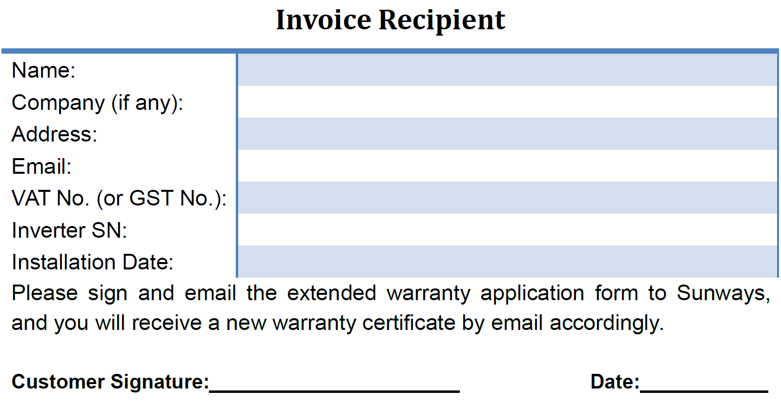 Product Warranty-Sunways | Solar Inverter | Official